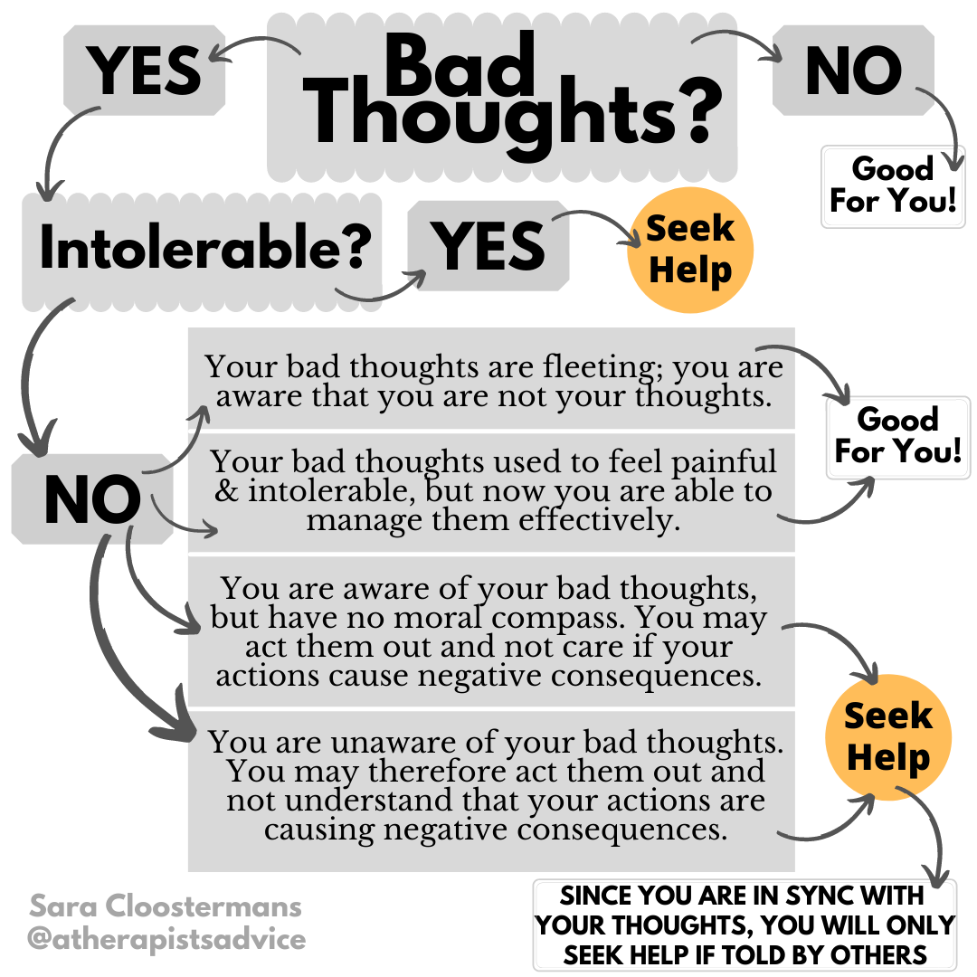 How To Evaluate Unwanted Thoughts (& Why You Should) – A Therapist's Advice