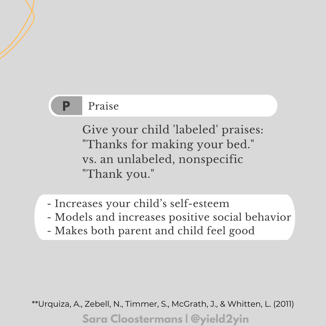 PRIDE Skills: Strengthening the Parent/Child Bond – A Therapist's Advice