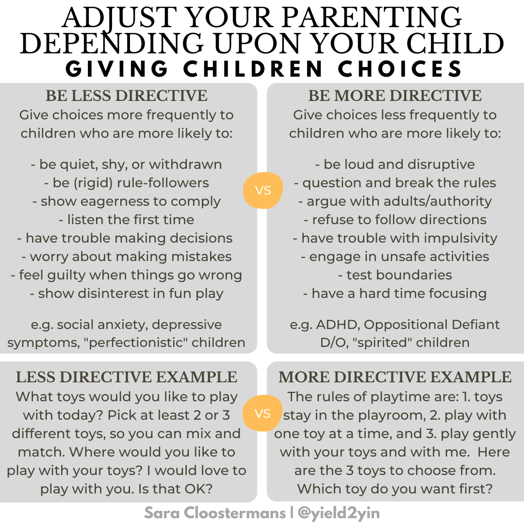 Giving Children Choices: A Positive Parenting Skill – A Therapist's Advice
